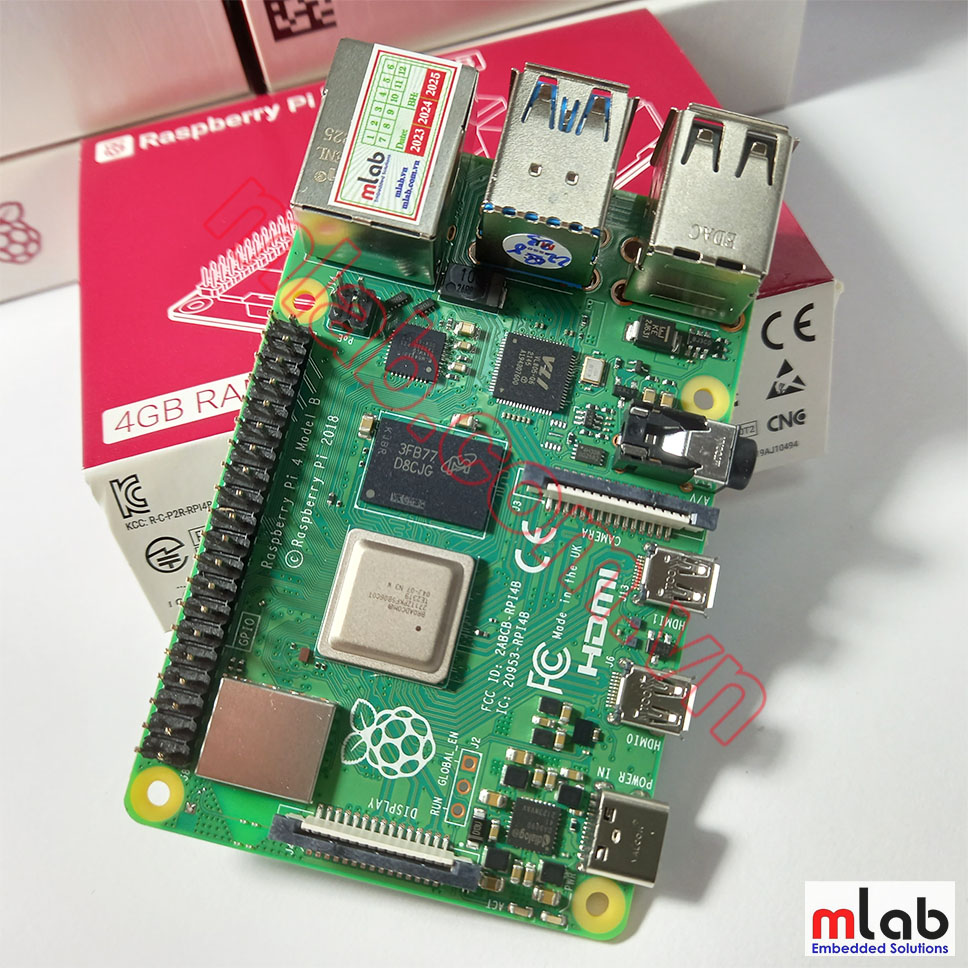 Bộ sản phẩm Raspberry Pi 4 Model B BASIC